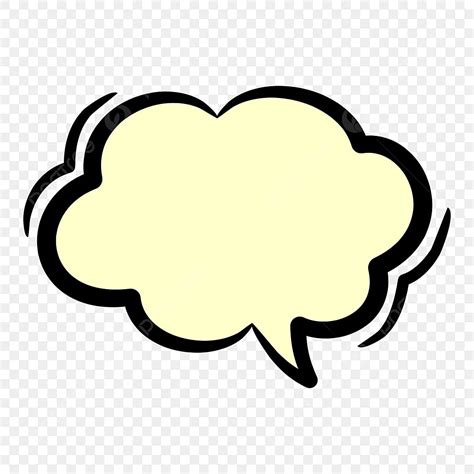 Gambar Dialog Kuning Kotak Dialog Gelembung Gelembung Ucapan Png Dan