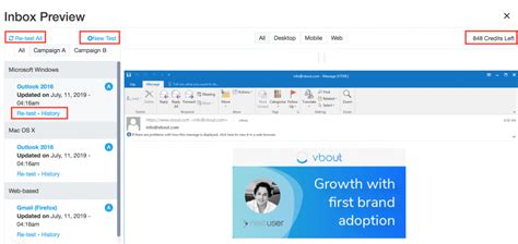 Email Inbox Preview Testing Tool VBOUT