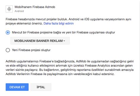 Android Firebase Admob Banner Reklam Eklemek Mobilhanem
