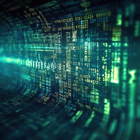 Premium Ai Image Digital Binary Code Background