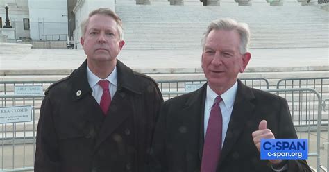 Senators Tuberville And Marshall Speak With Reporters Outside Supreme