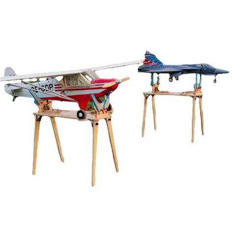 Rc Fixed Wing Aircraft Model Wooden Engine Test Bench Vajjexrc