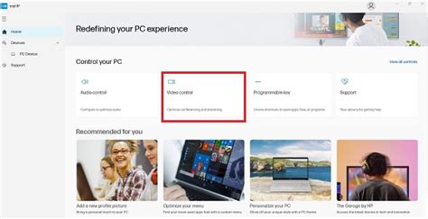 HP PCs Configuring The Webcam Using HP Presence HP Support