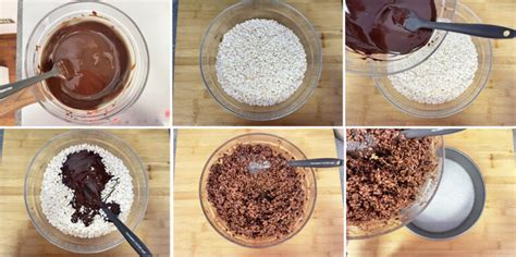 Torta Riso Soffiato E Cioccolato 3 Ingredienti Senza Cottura