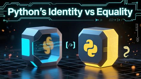 Pythons Identity Vs Equality Understanding Is And Operators