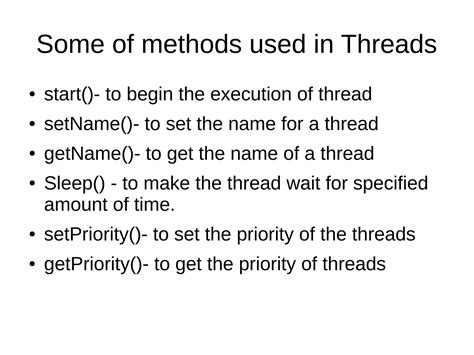 threads concept in java ppt free download