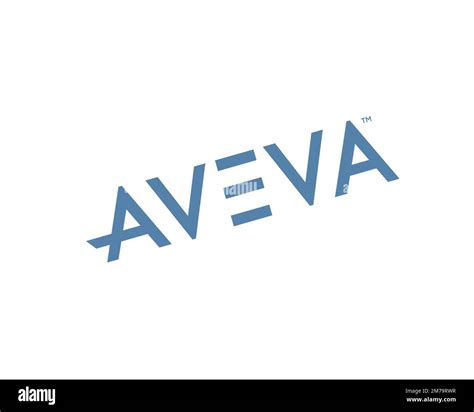 Aveva Rotated Logo White Background Stock Photo Alamy