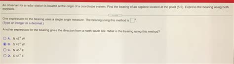 Solved Methods An Observer For A Radar Station Is Located At The Origin Of A Coordinate System