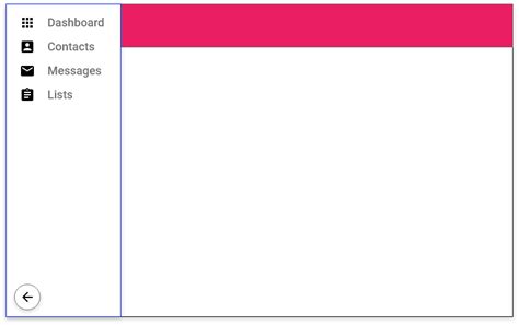 Angular Material Sidenav With Icons