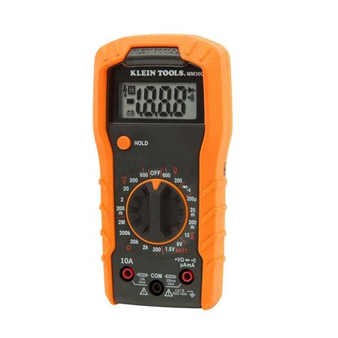 Digital Multimeter Manual Ranging 600v Mm300 Klein Tools For