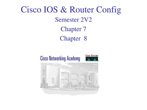 Ppt Cisco Ios And Router Config Powerpoint Presentation Free Download