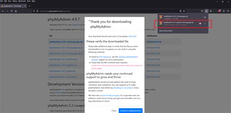 Phpmyadmin 52snapshot All Languageszip Seen As Virus · Issue 16943