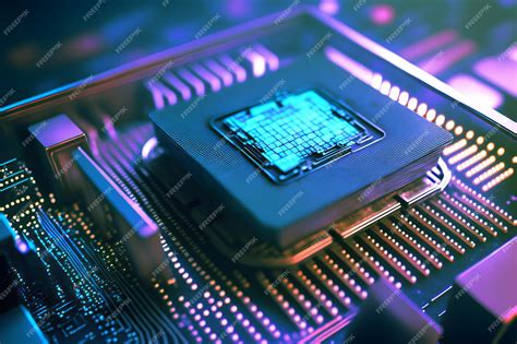 Premium Ai Image Cpu Processor With Modern Futuristic Technology Appearance Neural Network