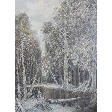 Купить картину Лес в Москве от художника Мицник Александр
