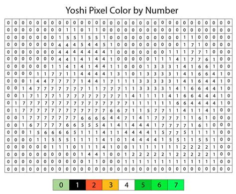 Pixel Art Color By Number Coloringbynumber