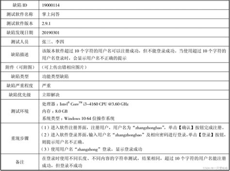 【515】一、软件测试基础—软件缺陷管理 Csdn博客