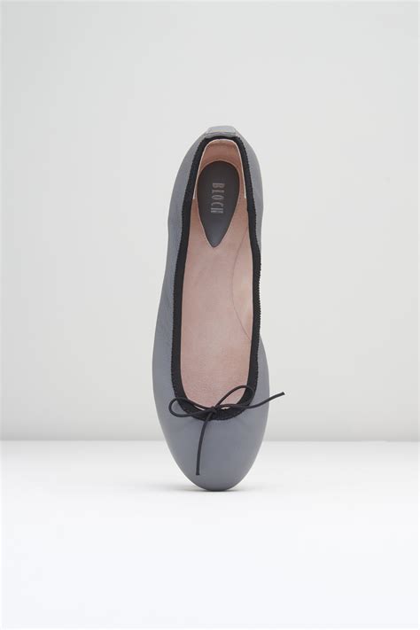Ladies Nashira Ballet Flats Grey Bloch Dance Us