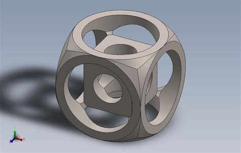 多维数据集中的立方体 solidworks 2014 模型图纸免费下载 懒石网