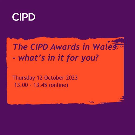 The Cipd In Wales On Linkedin Were Open For Entries Into The Cipd