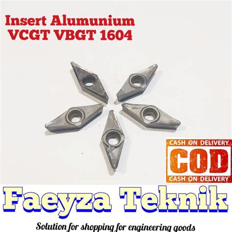 Jual Insert Carbide Insert Bubut Insert Alumunium Vbgt Vcgt Vbmt Vcmt 1604 Bukan Insert Besi