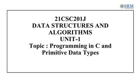 data types in c ppt