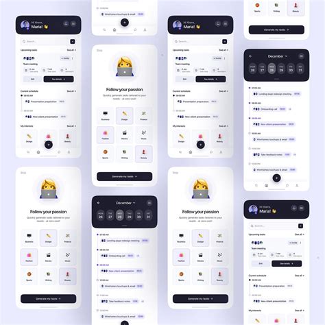 Task Management Mobile App Ui Design Behance