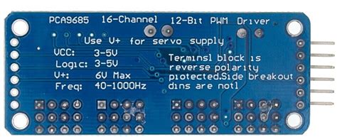 Pca9685 Not Working Properly With Arduino Uno General Guidance