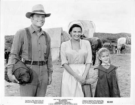 Mclintock 1963 Original 8x10 Photo Yvonne De Carlo Patrick Wayne Alyssa Wayne
