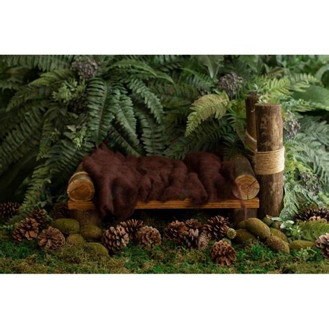 بک دراپ نوزاد تخت خواب چوب درختی پسرونه کد 6045 عکس گراف