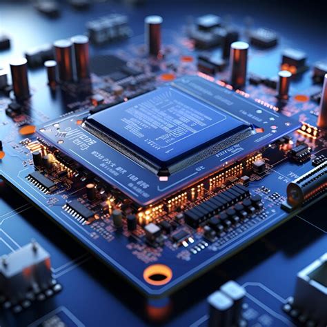 Premium Ai Image Circuit Board Electronic Computer Hardware Technology Motherboard Digital