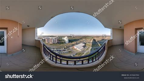 360hdri 파노라마는 다층 건물의 발코니에서 거대한 스톡 사진 2076667942 Shutterstock