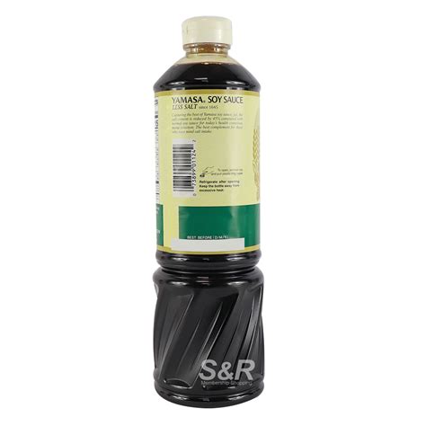 Yamasa Soy Sauce Less Salt 1000ml