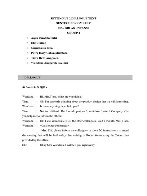 2cakt Group 4 Setting Up 2 Dialogue Pdf 2cakt Group 4 Setting Up 2 Dialogue Pdf