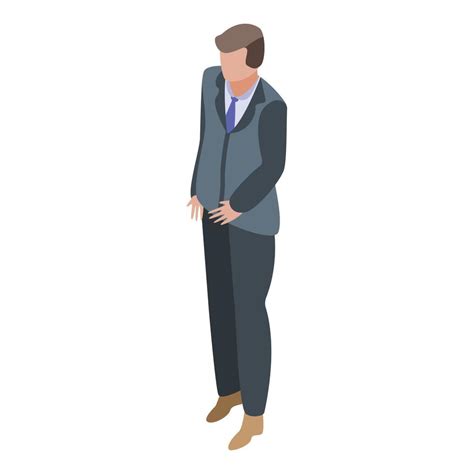 Lawyer Man Icon Isometric Style 15844529 Vector Art At Vecteezy