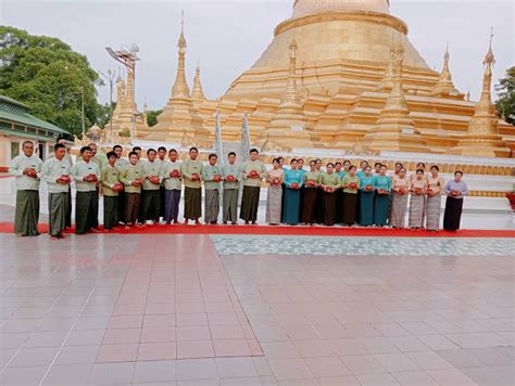 Myanmarnationalpost ကျောက်တန်းမြို့နယ်တွင် ကဆုန်လပြည့်နေ့ ညောင်ရေသွန်းလောင်းပူဇော်ပွဲ ကျင်းပ