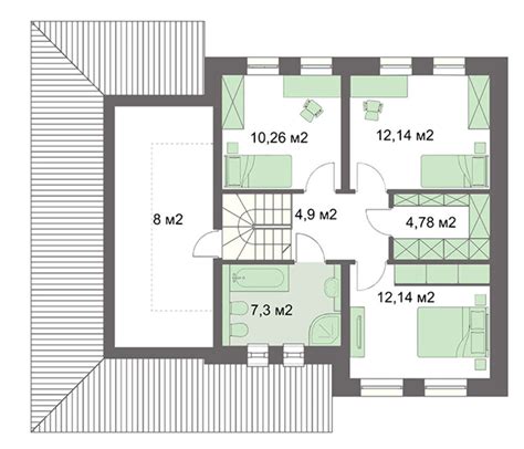 Проекти будинків до 100 кв.м., проекти будинків 100 м2 | Архітектурне ...