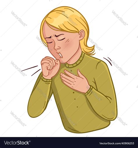 Coughing Cartoon Girl