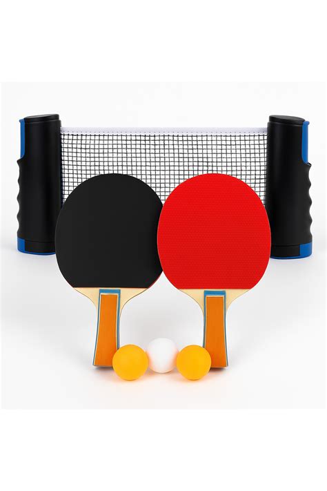 Janissary Masa Tenisi Seti 2 Raket 3 Top Masa Tenis Filesi Ev And Ofis İçin Ping Pong Seti