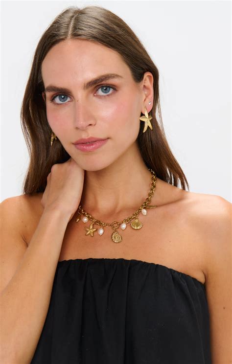 Petit Moments Grayson Necklace ~ Gold Show Me Your Mumu
