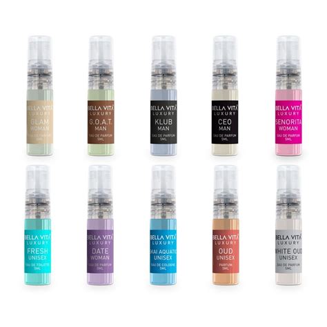 Buy Bella Vita Perfumes Trial Pack Of 10 Online