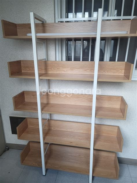 1200 철제 5단 선반책장 수납선반공간박스 중고나라