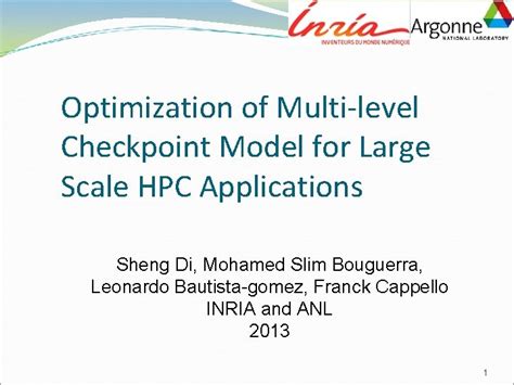 Optimization Of Multilevel Checkpoint Model For Large Scale