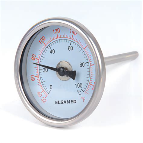 2″ Back Connected Bimetal Thermometer2 Back Connected Bimetal