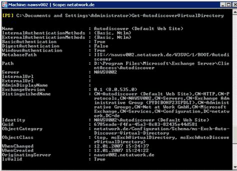 Autodiscover Und Scp