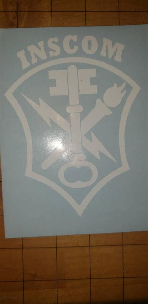 INSCOM U S Army Intelligence Command Decal Etsy