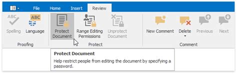 How To Grant Editing Permissions In A Document Winforms Controls