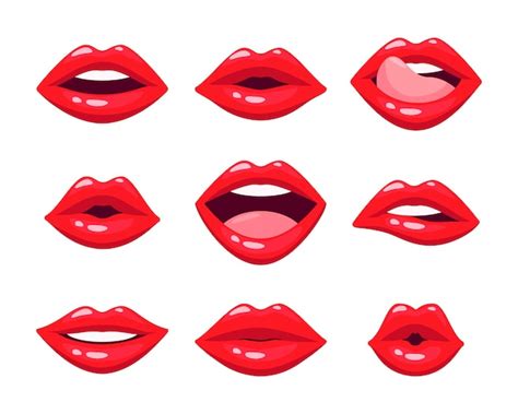 Vector Female Lips Images Png