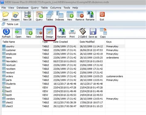 Mdb Viewer Plus 273 Für Windows Kostenloser Download