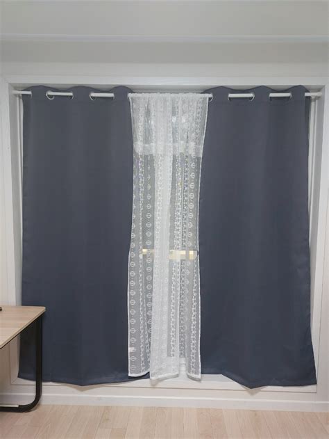 다이소 암막 커튼 설치 후기 Feat 다이소 커튼으로 거실 인테리어 완성하기🪟