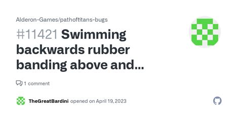 Swimming Backwards Rubber Banding Above And Below Water · Issue 11421